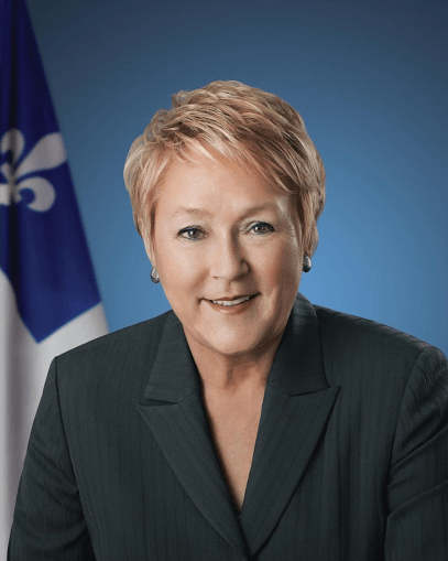 Pauline Marois Ancienne Première Ministre Canada Institut De